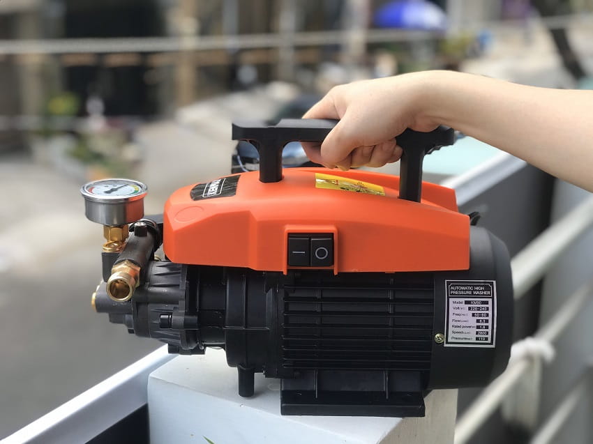 MÁY RỬA XE KENMAX KM90 ÁP LỰC CAO, NHỎ GỌN, Máy Xịt Rửa Chất Lượng Cao